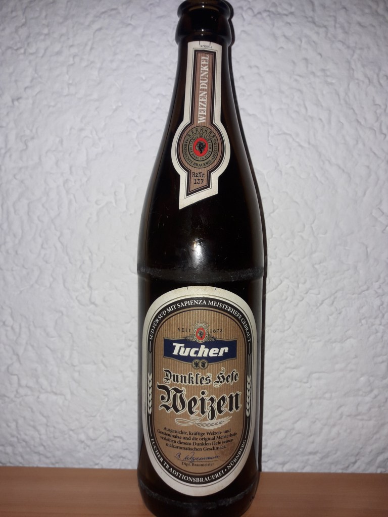 Tucher Weizen dunkel – Juli's Bierblog