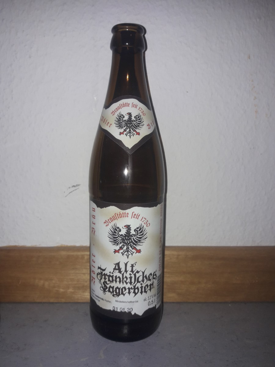 Adler Alt-fränkisches Lagerbier – Juli's Bierblog