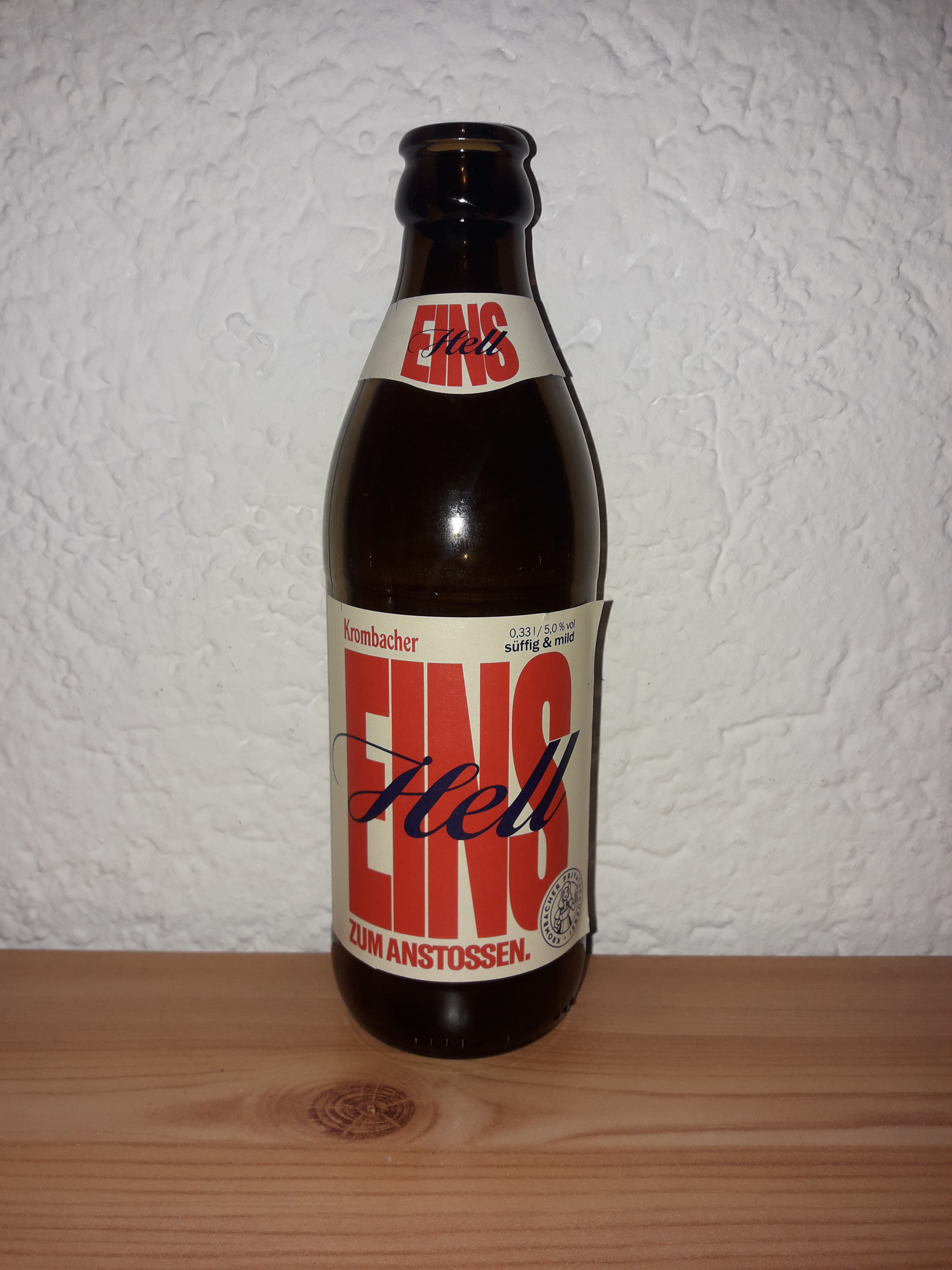Krombacher Eins Hell – Juli's Bierblog