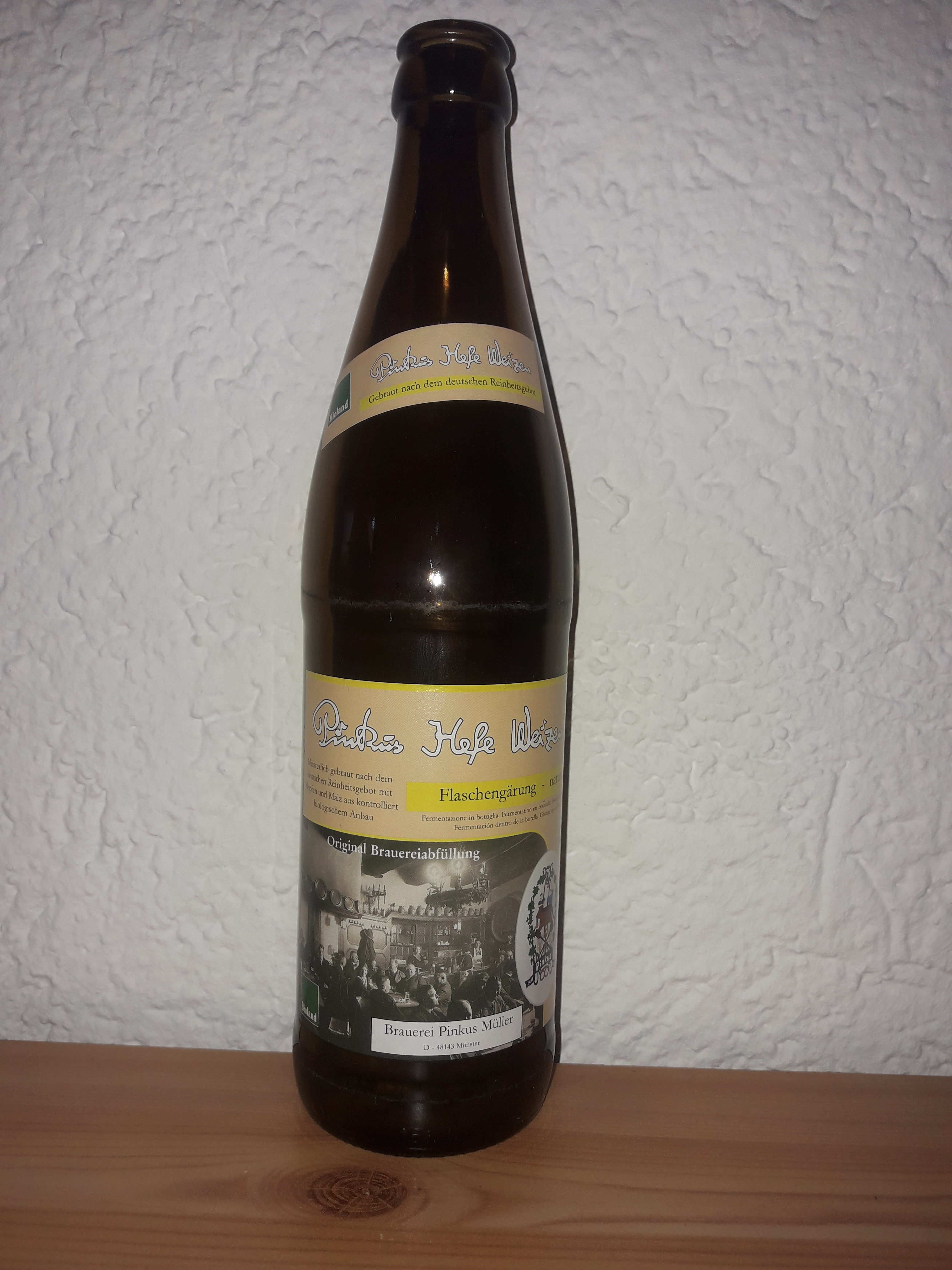 Pinkus Hefeweizen – Juli's Bierblog