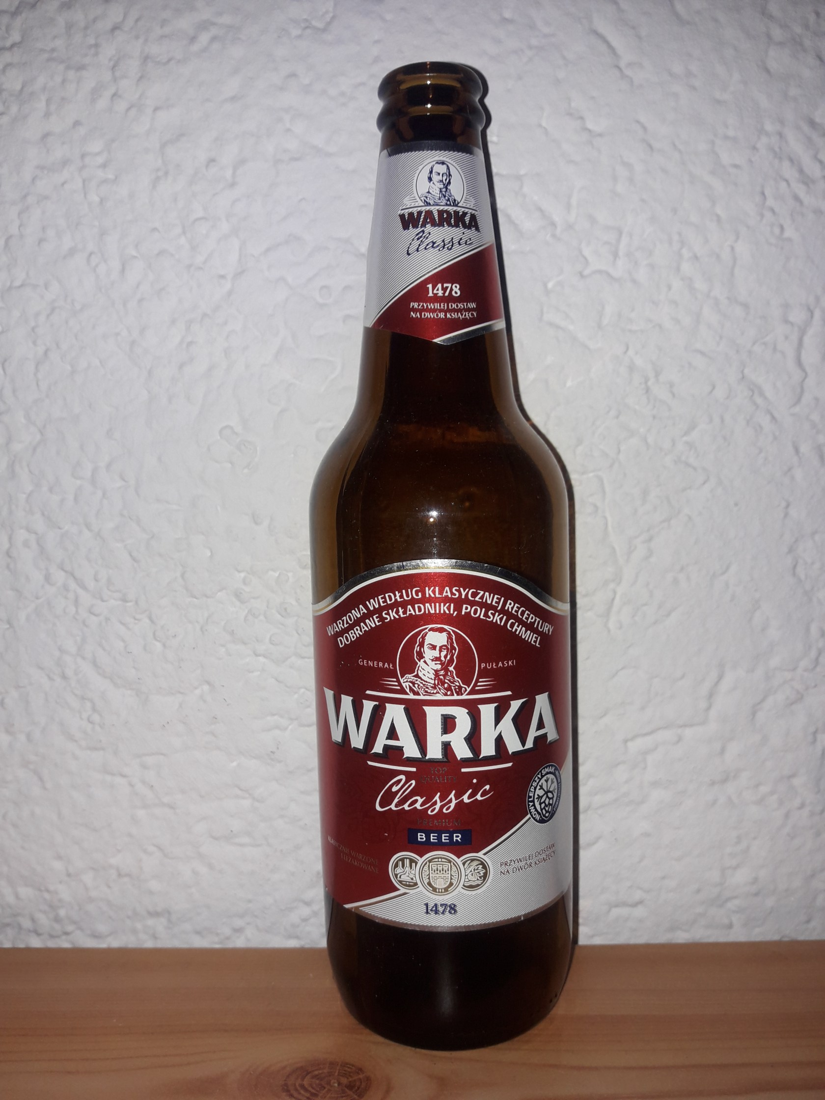 Warka Classic – Juli's Bierblog